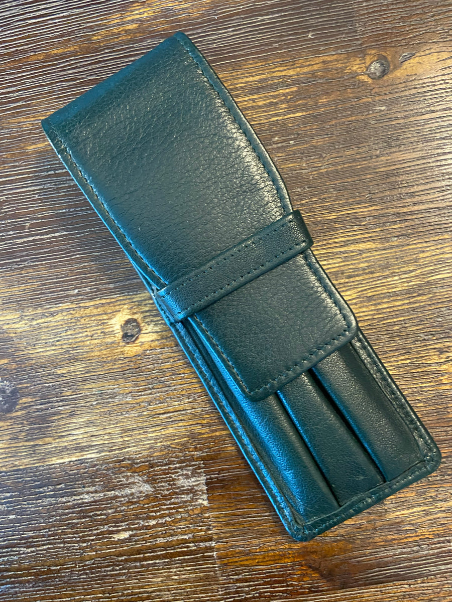 Leather, Cross Tripple Pen Case Black