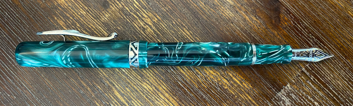Visconti Kaleido Voyager Forest Green Fountain Pen