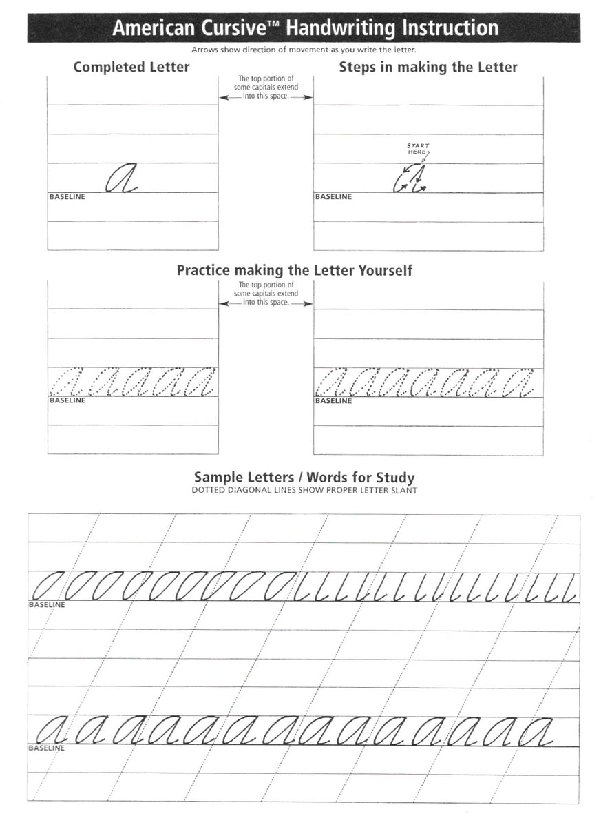 American Cursive Handwriting , First Edition 2011
