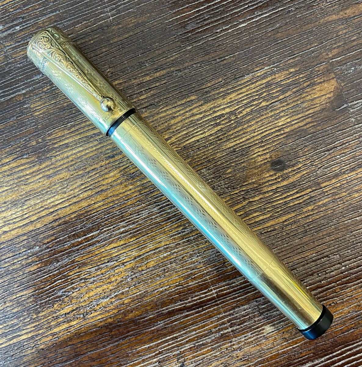 Ideal Safety eyedropper-fill Fountain Pen, Rose Gold