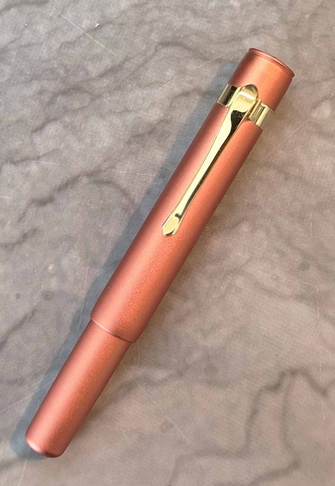 Hongdian M2 Mini Short Red Fountain Pen