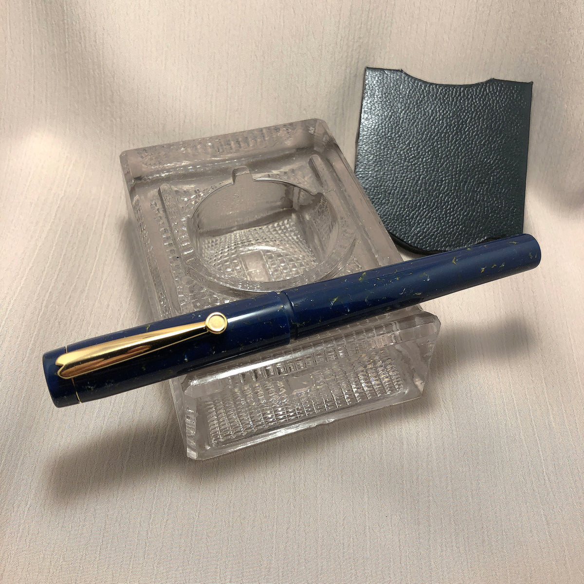 Glass Inkwell with cover