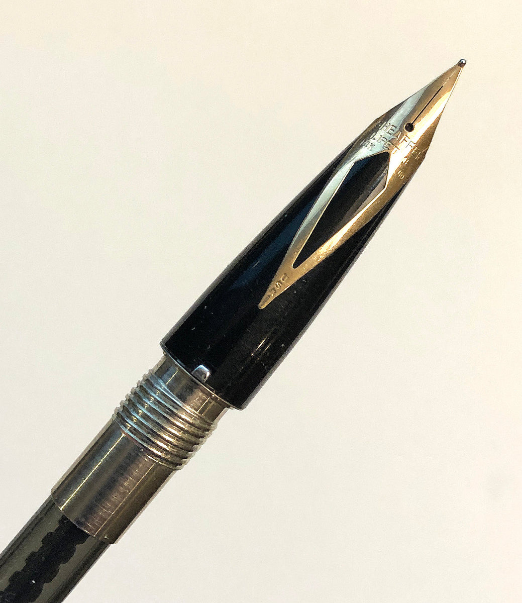 Sheaffer Triumph Black, 14k Gold, nib & section, Medium